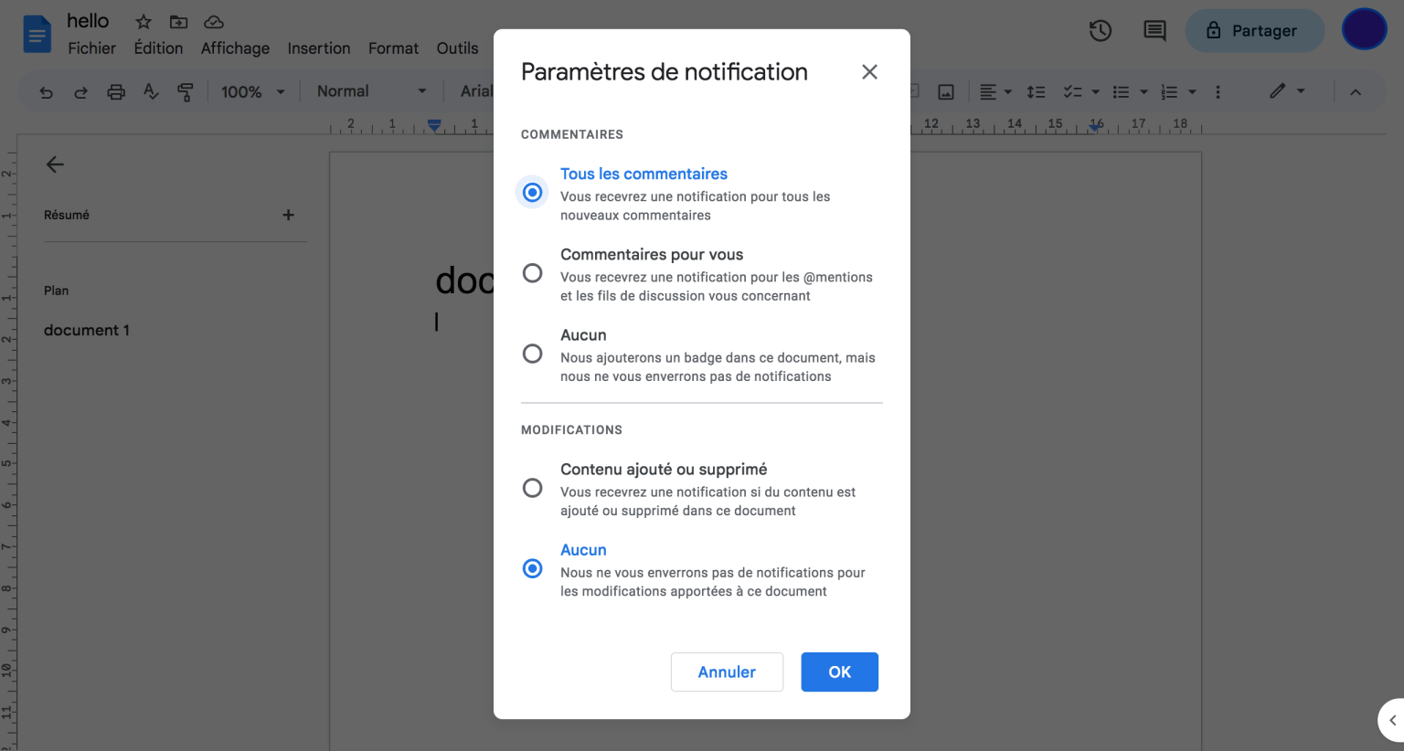 Google Docs: savoir qui a consulté votre document